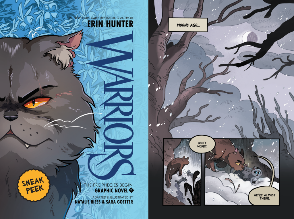 The Prophecies Begin graphic novel book 2 sneak peek | Warrior Cats