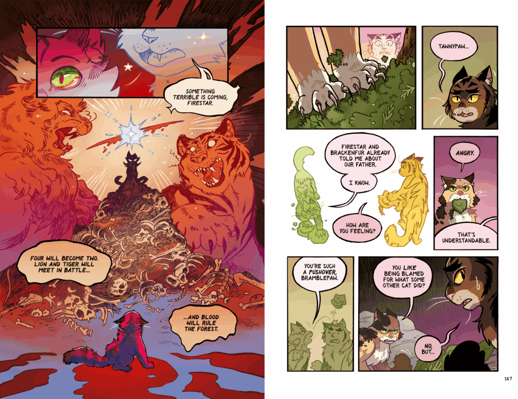 The Prophecies Begin graphic novel book 3 sneak peek | Warrior Cats