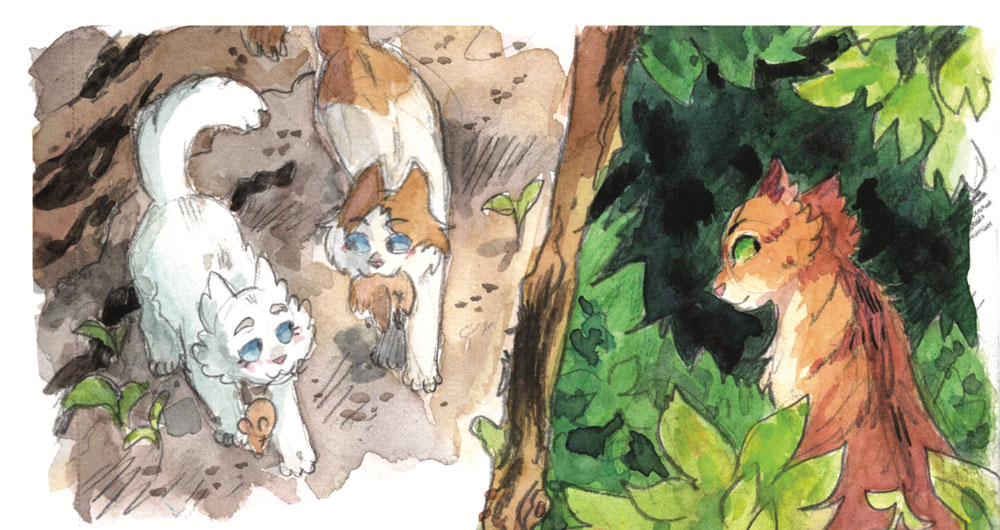 Unseen Concept Art From The Prophecies Begin Graphic Novel 3 Warrior Cats